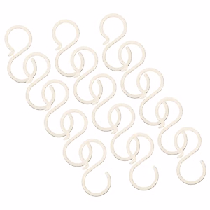 NOLITOY 40pcs No Towel Clothes Type Bags Sundries Free Headband Cups S-Shaped Hanging Jewelry S Organizer Hanger Shirt Anti-Drop Office for Plastic Hooks Metal Kitchen Punching Heavy Duty