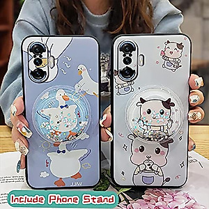 Glisten Dirt-Resistant Lulumi Phone Case for Xiaomi Redmi K40 Gaming Edition/Poco F3 GT, Protective Soft Case Cute Anti-dust Phone Stand Holder Cover Cartoon Armor case Shockproof Cartoon, 10