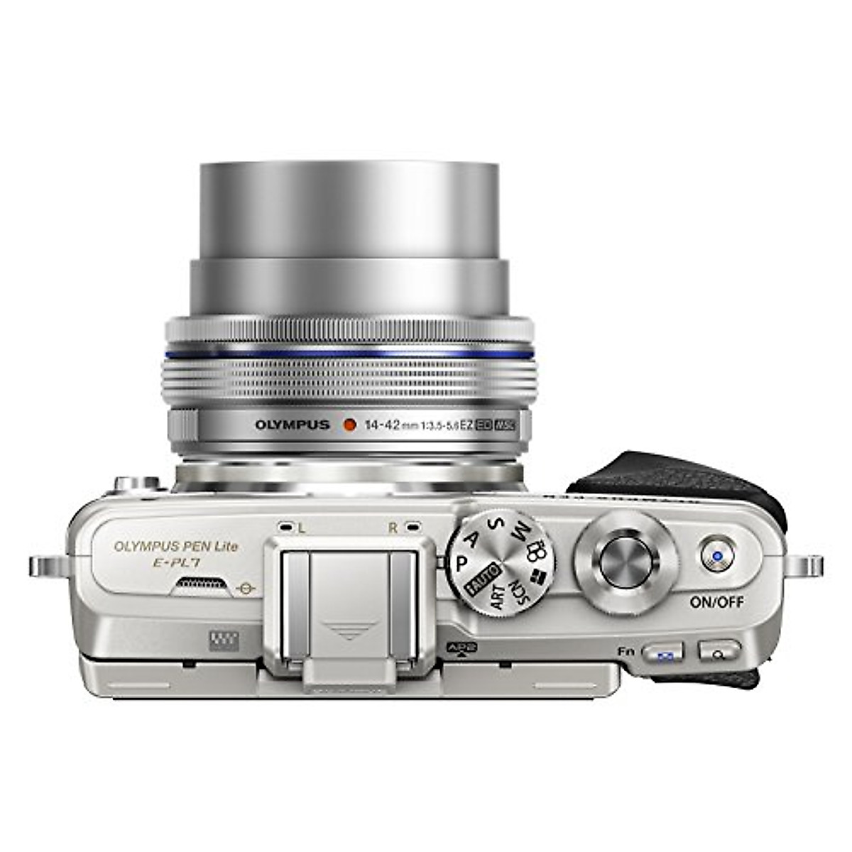 Olympus E-PL7 16MP Mirrorless Digital Camera with 3-Inch LCD with 14-42mm EZ Lens (Silver) - International Version