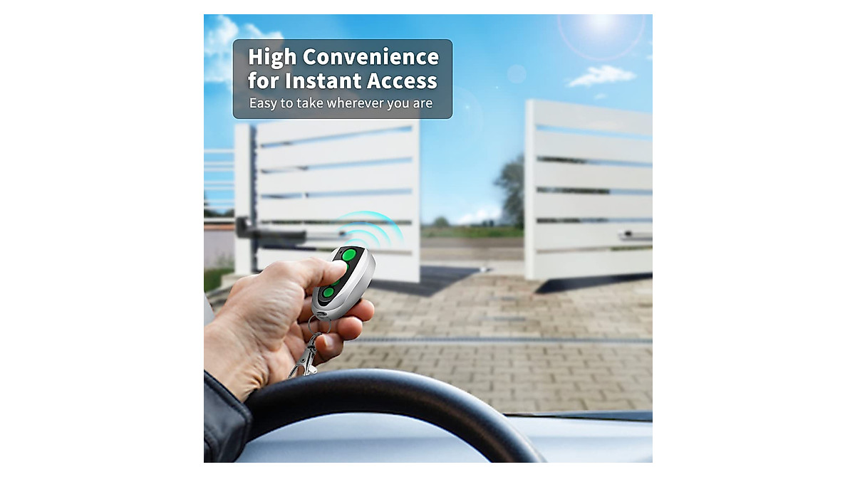 TOPENS M12 Remote Control 2-Pack | Auto Gate Opener Key Fob