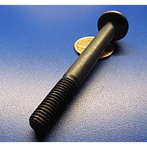 Class 10.9 Black Oxide Steel Flange Bolts M10 x 1.5 mm x 90 mm Long PT 10 pcs