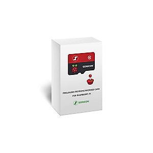Sonicon Preloaded RetroPie Batocera Emulator MicroSD Card w/DC/PS1/Sega/Atari/Arcade for Raspberry Pi, Plug Play (64GB, for Raspberry Pi 4/4b+/400)