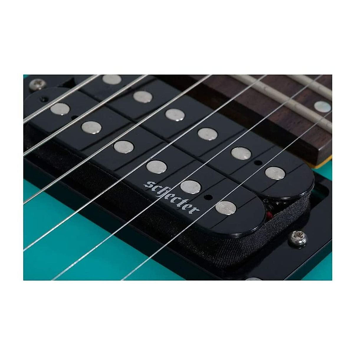 Schecter C-6 Deluxe 6-String Electric Guitar (Right-Hand, Satin Aqua)