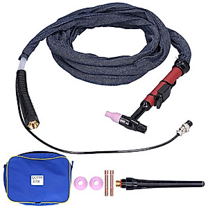 TIG Welding Torch TIG Welding Torch Flexible Head Integrated Argon Arc Welder Gun M16 QQ150 3.7meter