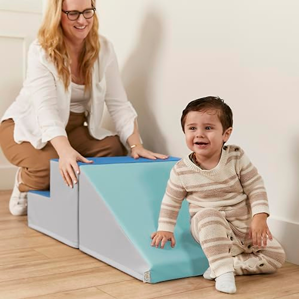 ECR4Kids Softzone Little Me Climb and Slide, Toddler Playset, Contemporary, 2-Piece