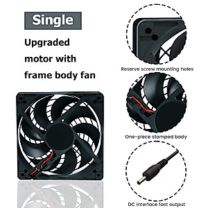 Solar Panel Fan Kit, JINHOMSOLAR 10W Dual Fan with 6.5Ft/1.9 m Cable for Small Chicken Coops, Greenhouses, Doghouses,Sheds,Pet Houses, Window Exhaust
