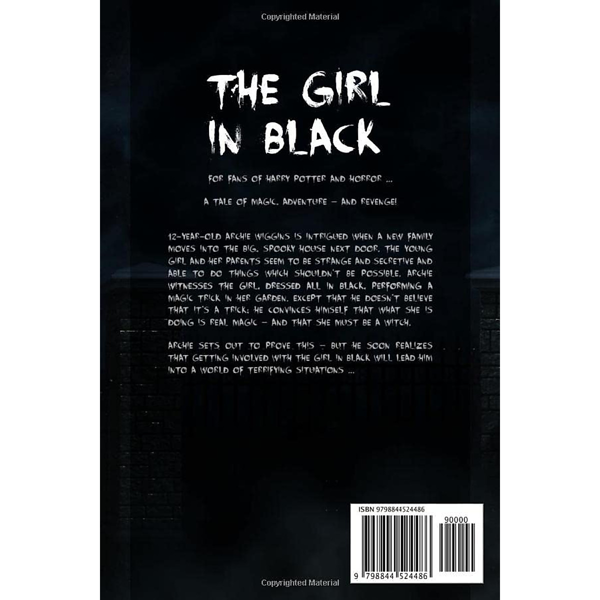 The Girl in Black: a scary mystery book for kids 12-17