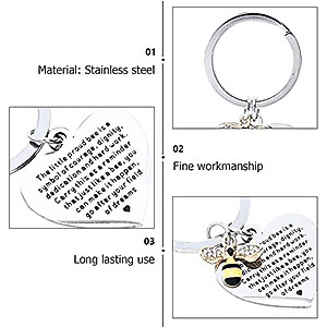 Kids Keychain Small Keychain Bag Pendant Decortive Key Ring Key Holder Stocking Stuffers