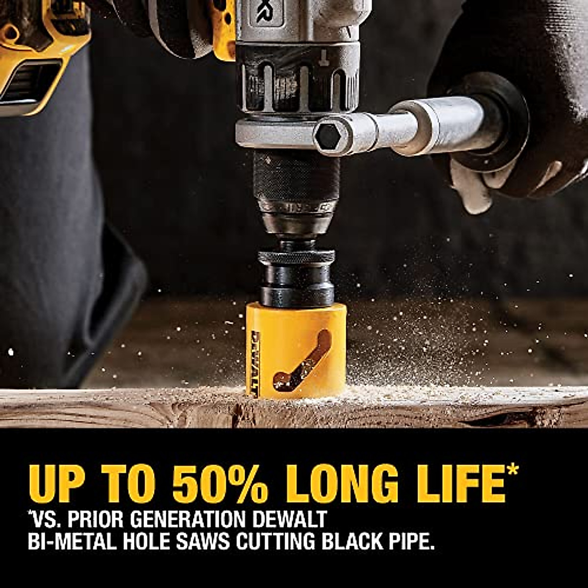 DEWALT Bi-Metal Hole Saw Kit for Wood, Metal and Plastic (D180001)