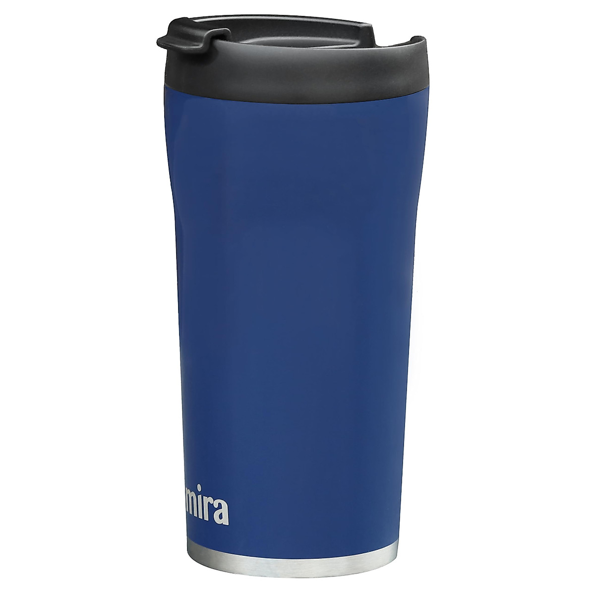 MIRA 12 oz Coffee Travel Mug - Stainless Steel Insulated Tumbler with Leak-Proof Lid - Hot & Cold Cup - Marine