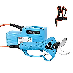 SWANSOFT Electric Pruning Shears, Backpack Pruner with 1.5 Inch Cutting Diameter, Battery Powered Pruner with 4Ah Rechargeable Lithium Battery