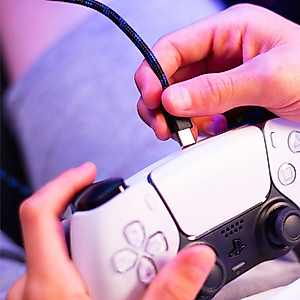 3M Twin Premium Braided Play & Charge Cables for PS5