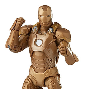 Hasbro Marvel Legends Series , Action Toy 2-Pack Happy Hogan and Iron Man Mark 21, Infinity Saga Characters, Premium Design, 2 Figures and 5 Accessories, Multicoloured (F0191)