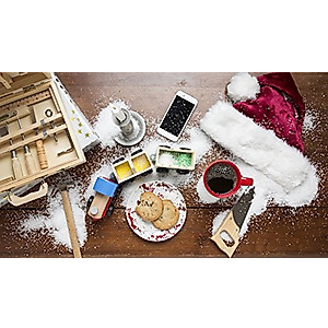 Barnie's Single Serve Santa's White Christmas Coffee Pods with Coconut, Caramel and Warm Vanilla Flavors, Medium Roast Coffee Compatible with Keurig Brewers, 10 Count