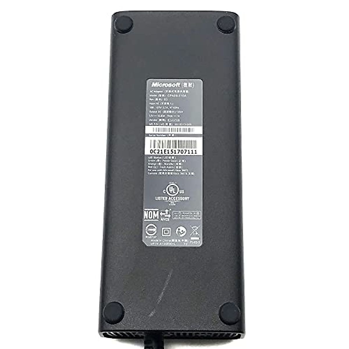 Microsoft OEM Power Supply for Xbox One Complete Kit Adapter with AC Charger Cable for XboxOne.