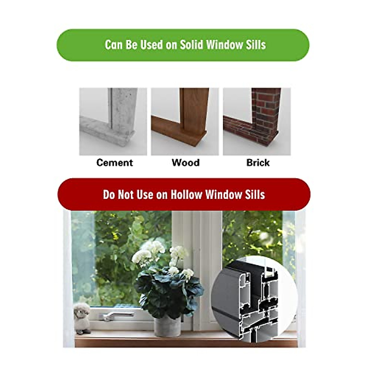 LuckIn Window Air Conditioner Support Bracket, Universal for 5,000-12,000 BTU AC Units, Up to 85lbs, Adjustable Extender Leg & Megnetic Spirit Level