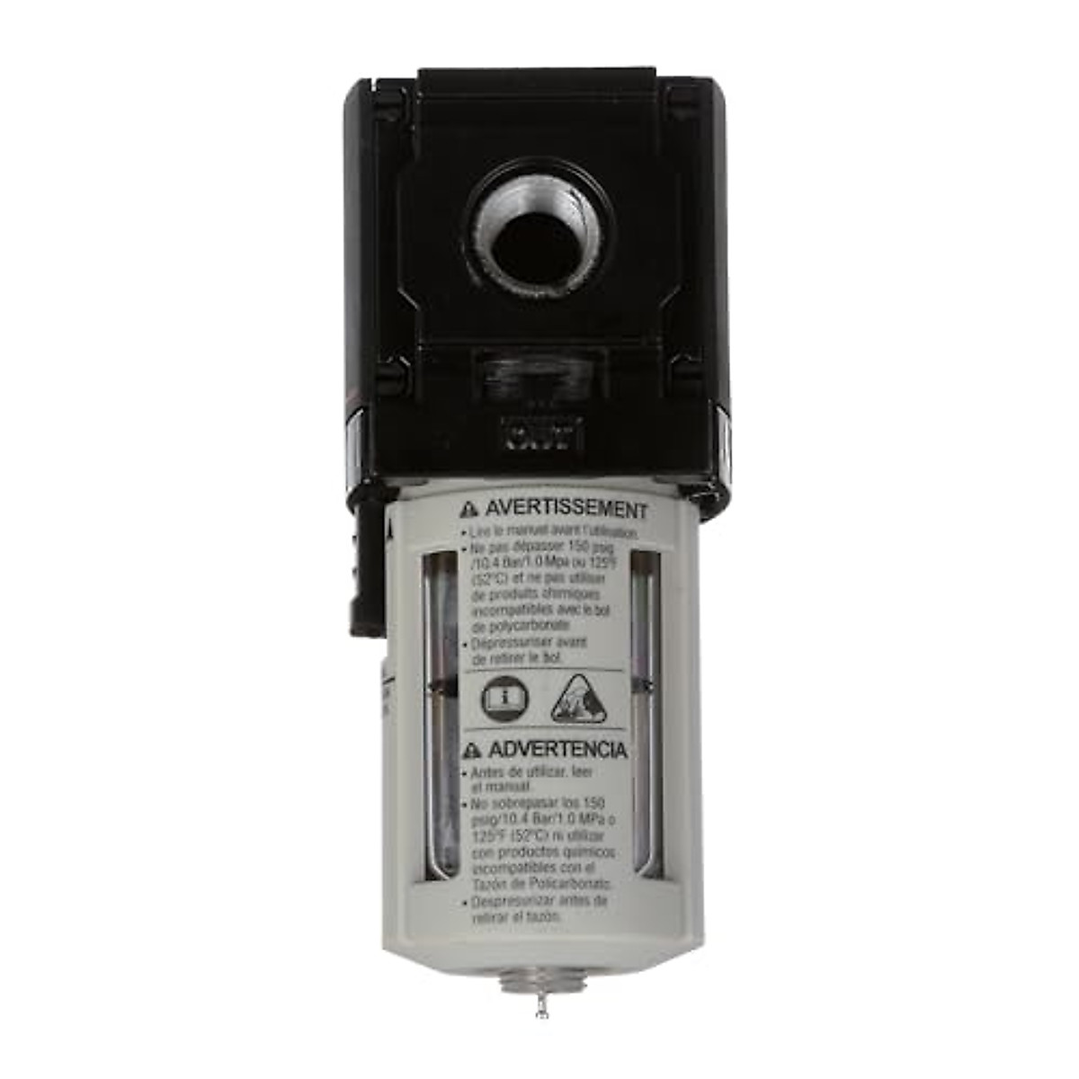 ARO Ingersoll Rand ARO F35121-400-VS Air Line Filter, 1/4" NPT - 150 psi Max Inlet, Black