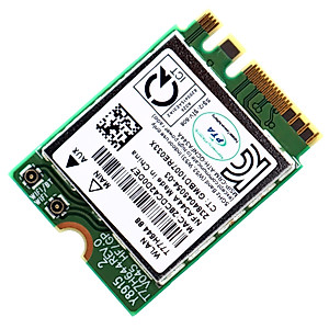 Deal4GO QCNFA344A 802.11ac 867Mbps 5GHz M.2 Wireless WLAN WiFi Adapter Card w/Bluetooth 4.1 for Dell Acer ASUS Laptop Qualcomm Atheros NFA344A Windows 7/8/10