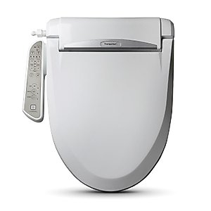 Tranquillus Essential - Water and Air Adjustable Bidet Toilet Seat, Electric Bidet - ADA Compliant Bidet Seat, Heated Bidet with Dryer - Easy DIY Installation, Soft Close Lid - Made in Korea