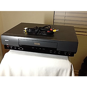 RCA VR327 VCR Video Cassette Recorder 4-Head Hi-Fi Stereo VHS Player. On-Screen Programming. Works Great. Comes with A/V Cable for TV Connection