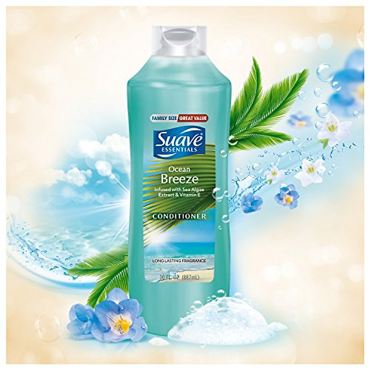 Suave Essentials Conditioner, Ocean Breeze, 30 oz