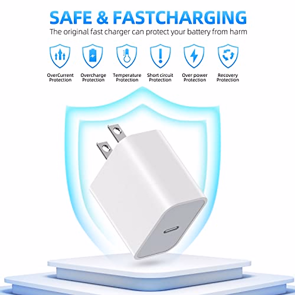 iPhone 14 13 Fast Charger,3Pack Apple Charger iPhone Charger,Apple Super Fast USB C Wall Charger[Apple MFi Certified]6FT Type C to Lightning Cable for iPhone 14/14 Plus/13 MiNi/12 Pro Max/11 Pro/iPad