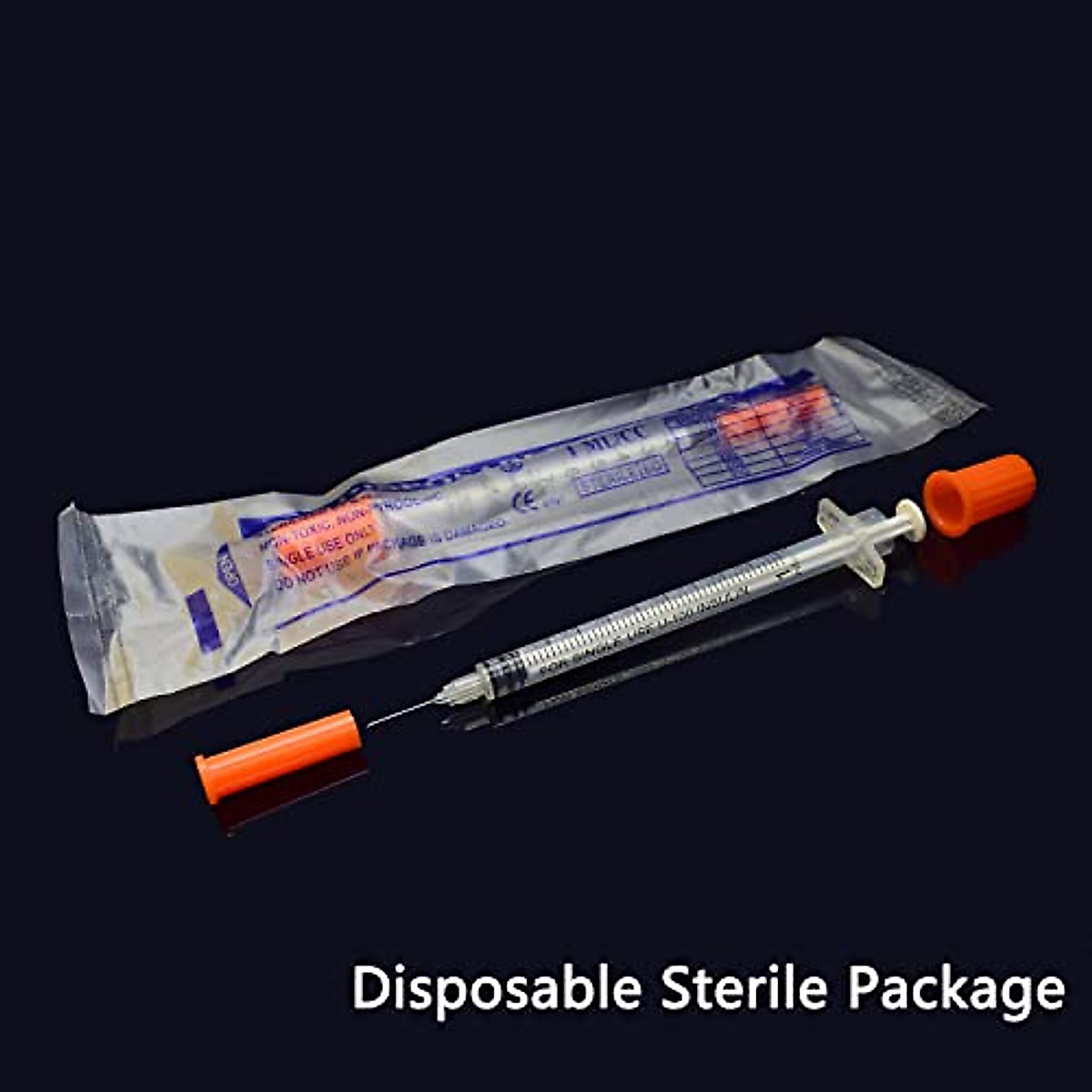 1ml/cc 30G 13MM/0.5IN Industrial Manufacturing Dispensing Tools, Lab Measuring Supplies, Pack of 20, Individually Wrapped
