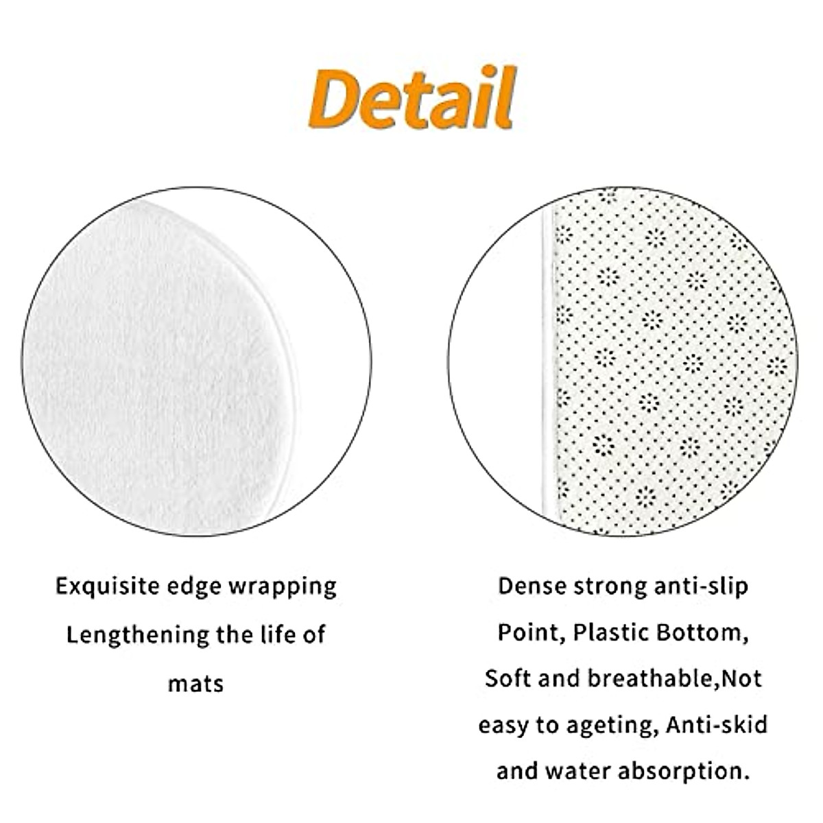 Eyelash Pattern Printed Bathroom Carpet Set Non-Slip Absorbent, Soft Washable Toilet Shower Mat Set, 3 Pc