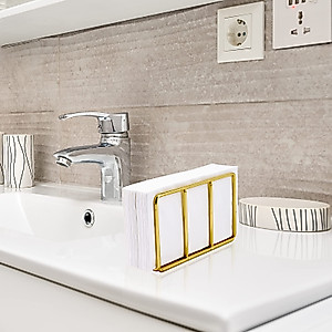 Vplus 600 Pack Paper Napkins Guest Towels Disposable Premium Quality 3-ply Dinner Napkins Disposable Soft, Absorbent, Party Napkins Wedding Napkins for Kitchen, Parties, Dinners or Events(White)