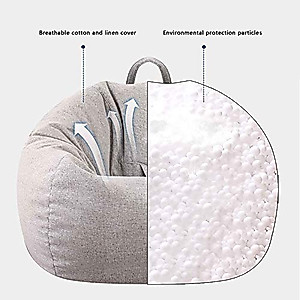 Lazy Sofa, Long Sitting Does Not Collapse, Easy to Clean, Independent Liner Creative Small Apartment Living Room Hotel Leisure Fabric Settee Chair,7080cm