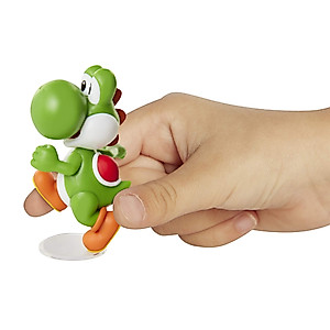 Super Mario Action Figure 2.5 Inch Running Yoshi Collectible Toy
