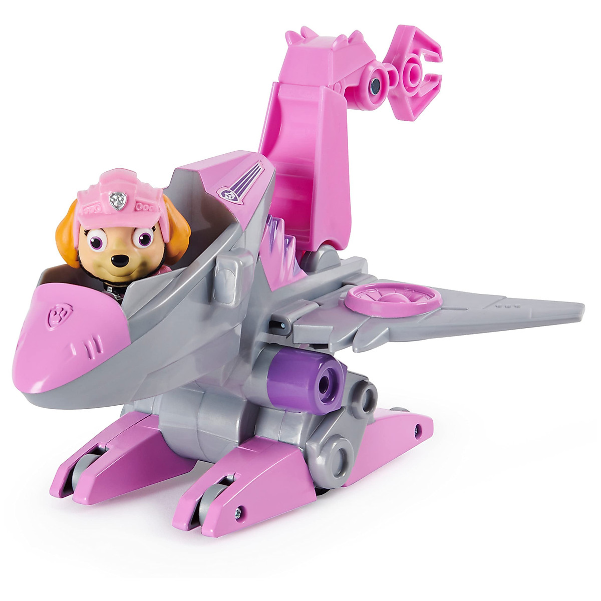 Paw Patrol Marshall 6056930 – Children's Toy – Vehicle + Dino Rescue Figurine Random Model, Multicolored