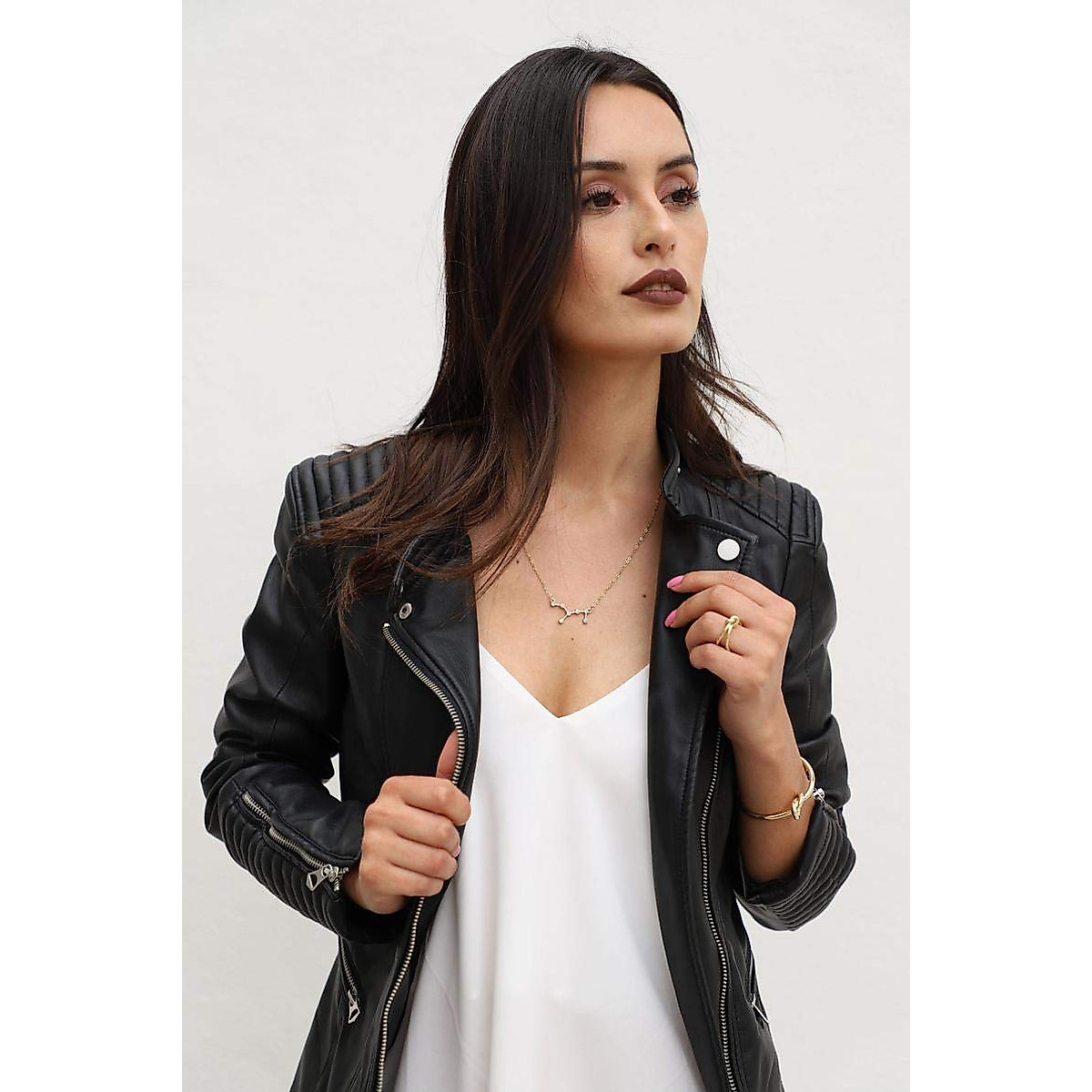 Gold Pisces Zodiac Necklace Pisces Gift Zodiac Sign Necklace Astrology Pisces Birthday Gift Horoscope Constellations Jewellery Christmas Gift (Gold-Pisces)