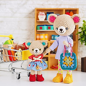 YUJUN 700PCS Safety Eyes for Crochet,6-22mmColorful Glitter Noses with Washers Stuffed Animals Amigurumi Craft Doll Making Teddy Bear Toy