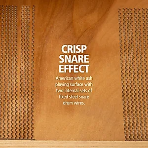 Meinl Subwoofer Bass Cajon Box Drum with Internal Snares - NOT MADE IN CHINA - American White Ash Playing Surface, 2-YEAR WARRANTY (SUBCAJ1AWA)