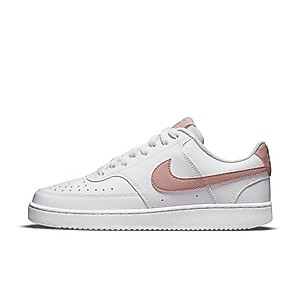 Nike Women's Low-Top Sneakers, White Pink Oxford, 6.5