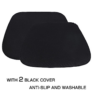 SUPTEMPO Gel Seat Cushion, Office Chair Cushion, Double Thick Breathable Honeycomb Design with 2 Non-Slip Cover, Cooling seat Cushion for Home Office Computer Desk Wheelchair to Relief Sciatica Pain