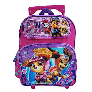 Paw Patrol 12 Inch Small Rolling Backpack Toddler 4 - 6 yrs