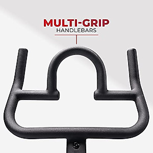 Sunny Health & Fitness Indoor Cycling Exercise Bike with Heavy 49 LB Chrome Flywheel - SF-B1002,BLACK