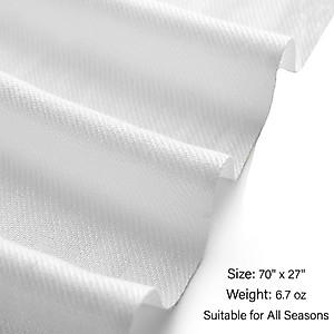 RonFoxi White Silky Pashmina Shawl, Bridesmaid Wedding Shawls and Wraps for Bridal Guest Shawl (US-White)