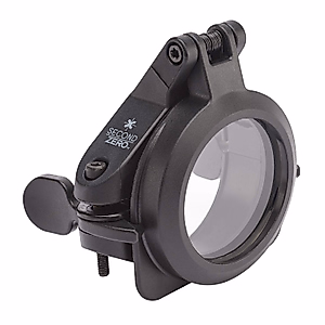 Axeon Optics Second Zero Precision Optical Prism for Hunting Rifle Scopes, 330-Yard Additional Zero (4.3 MOA), 50mm Objective, Bell Mount