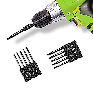 Triangle Bit Set (10 Pack - 2.3" Long Magnetic Heads) In the Following Triangle Screwdriver Sizes: TA12, TA14, TA16, TA18, TA20, TA23, TA25, TA27 (x2), TA30