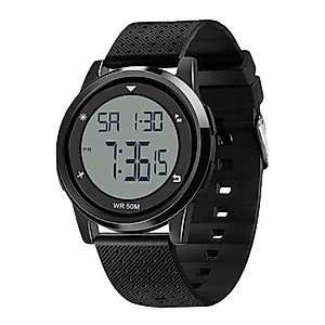 CakCity Digital Sports Waterproof Watch Stopwatch Alarm Military Time Ultra-Thin Men and Women Outdoor Watch
