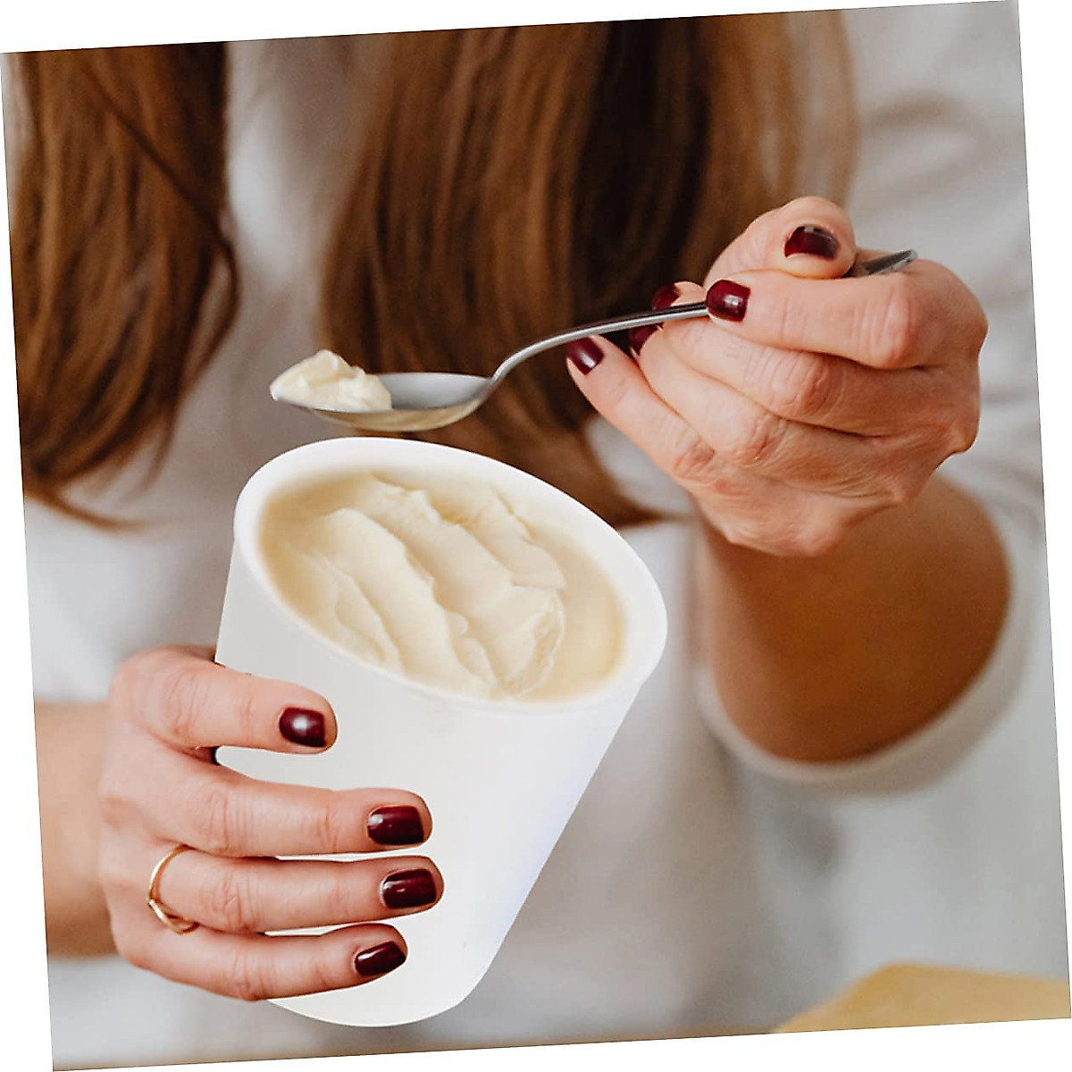 LABRIMP Multifunctional Ice Cream Buckets Reusable Yogurt Bowls Silicone Dessert Cups Storage for Kitchen