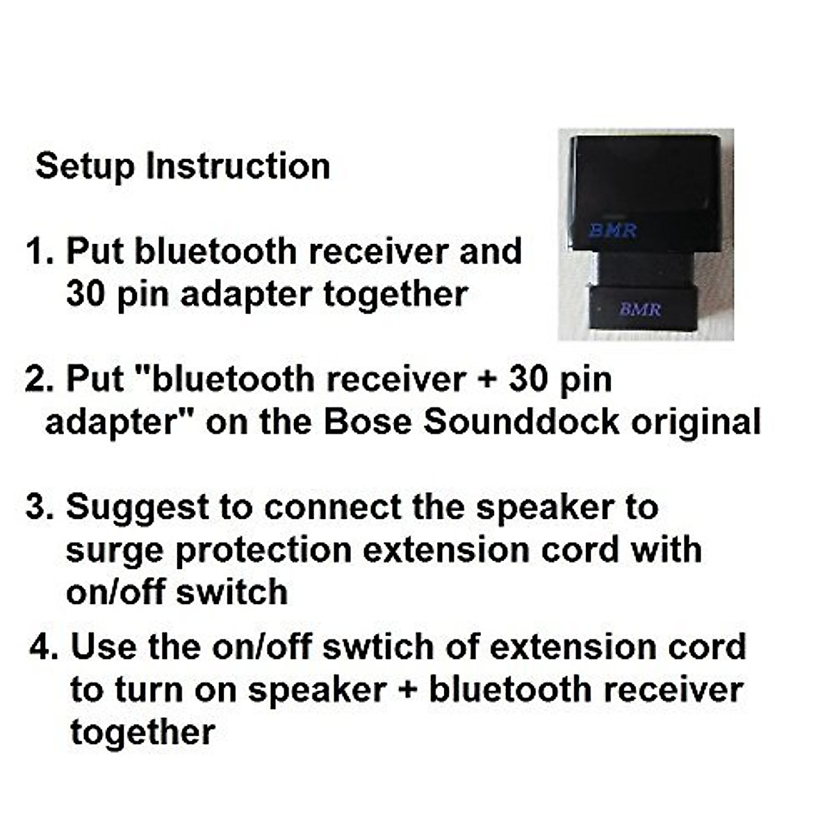 BMR 30 Pin Power Adapter for Bose Sounddock Original
