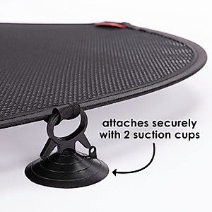 Diono Sun Stoppers Car Window Shades 2 Pack, Car Sun Shade for Side Window with Suction Cups, Blocks Sun Glare UV Rays Perfect for Baby, Kids, Pets Protection