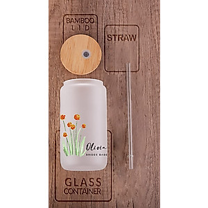 Grifil Zero Bridesmaid Gifts, Bridesmaid Proposal, Future Mrs, Customized Glass Tumbler, Frosted Glass Tumbler, Bamboo Lid Coffee Cup, Maid Of Honor Gift