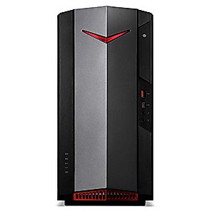 Acer Nitro 50 N50-620-UR11 Gaming Desktop | 11th Gen Intel Core i5-11400F 6-Core Processor | NVIDIA GeForce GTX 1650 | 8GB DDR4 | 512GB NVMe M.2 SSD | Intel Wi-Fi 6 AX201 | Keyboard and Mouse