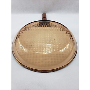 Amber Visions Frying Pan. 10" Waffle Bottom Skillet