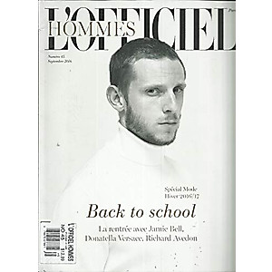 HOMMES L' OFFICIEL USA MAGAZINE, SEPTEMBRE / OCTOBRE / NOVEMBER, 2016 ISSUE NO. 45 ( FRENCH LANGUAGE ) PRINTED IN UK ( PLEASE NOTE: ALL THESE MAGAZINES ARE PET & SMOKE FREE MAGAZINES. NO ADDRESS LABEL. (SINGLE ISSUE MAGAZINE )
